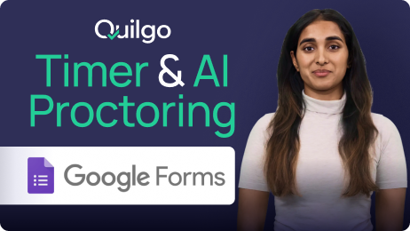 Google Forms Proctoring — Timer, Camera & Screen Recording by Quilgo